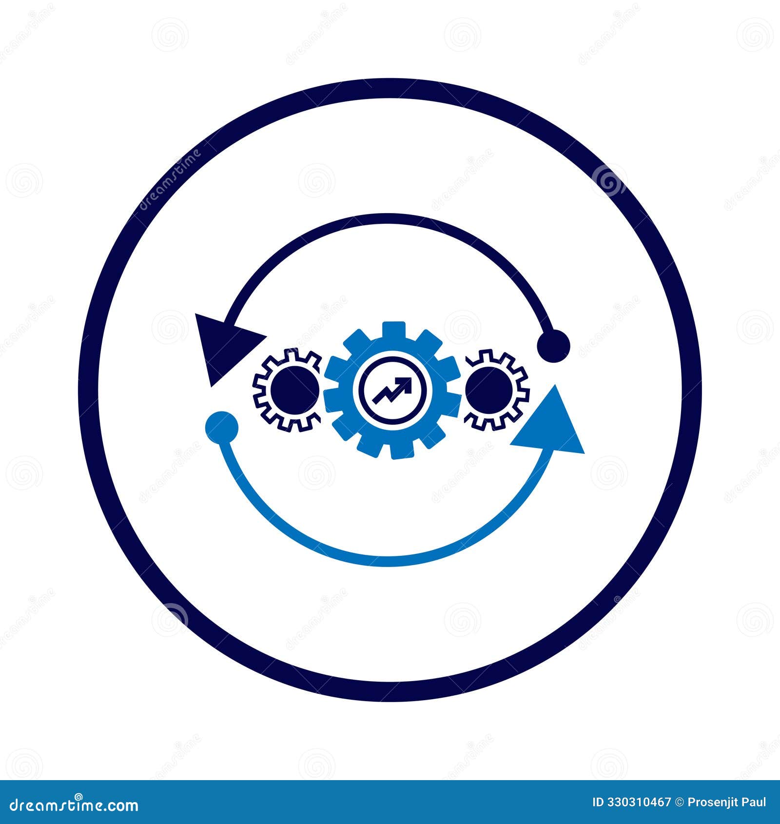 Setting, Gear, Maintenance, Optimization Icon Stock Illustration ...