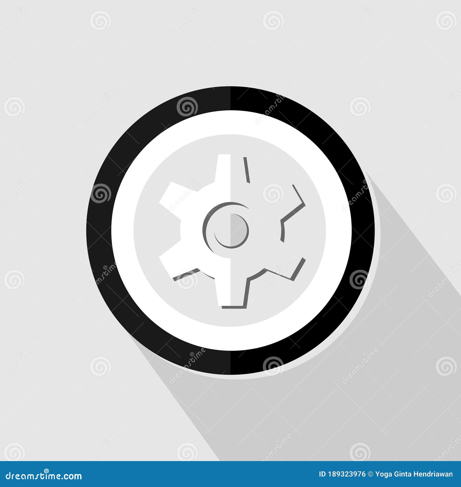 Setting Icon. Configuration Symbol for Web Design, App User Interfaces ...