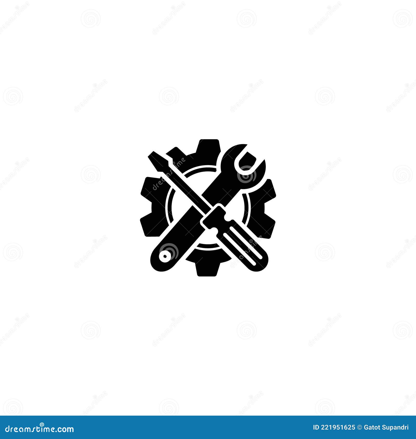 Setting Icon Vector Logo Design Template Stock Vector - Illustration of ...