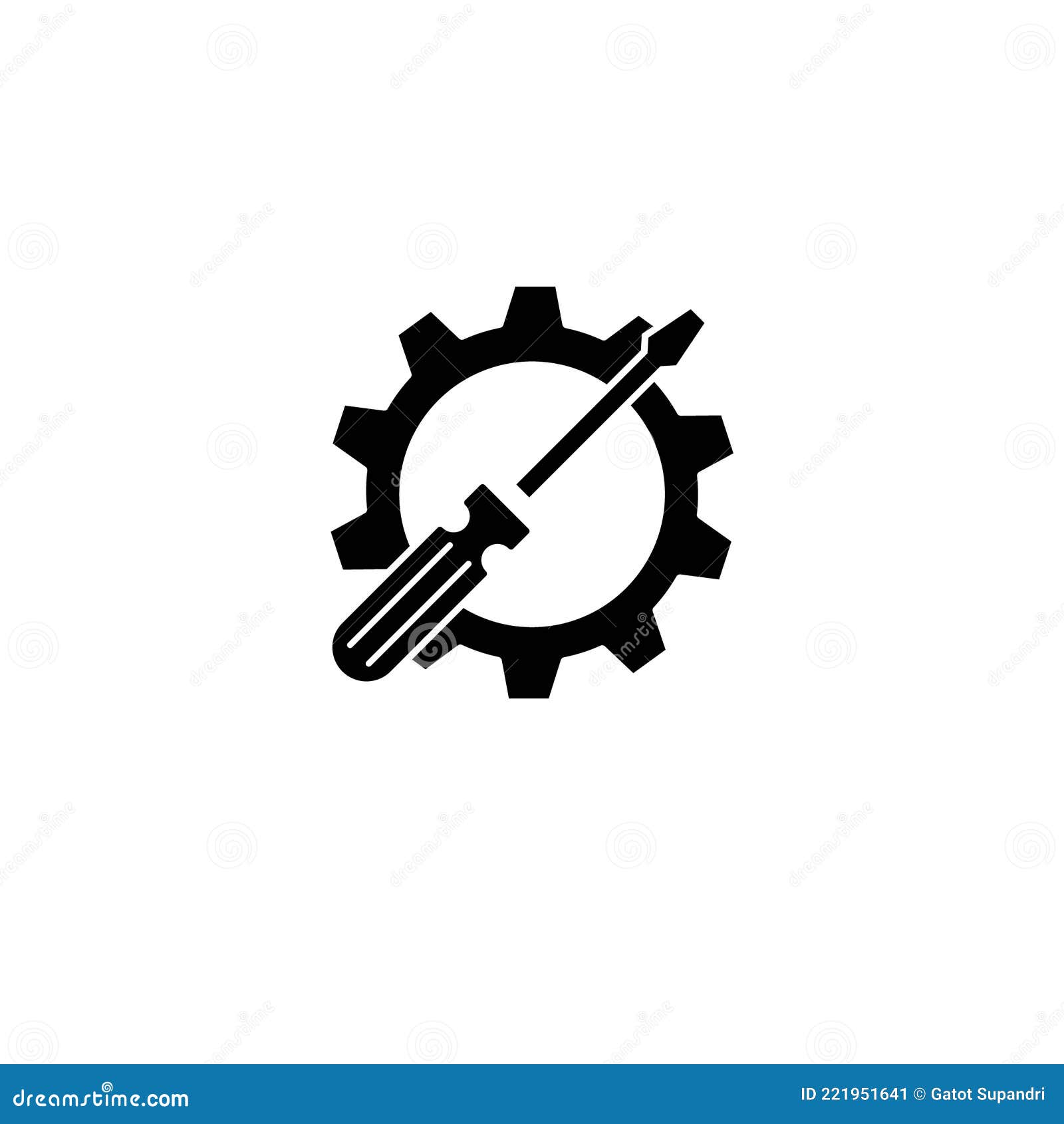 Setting Icon Vector Logo Design Template Stock Vector - Illustration of ...