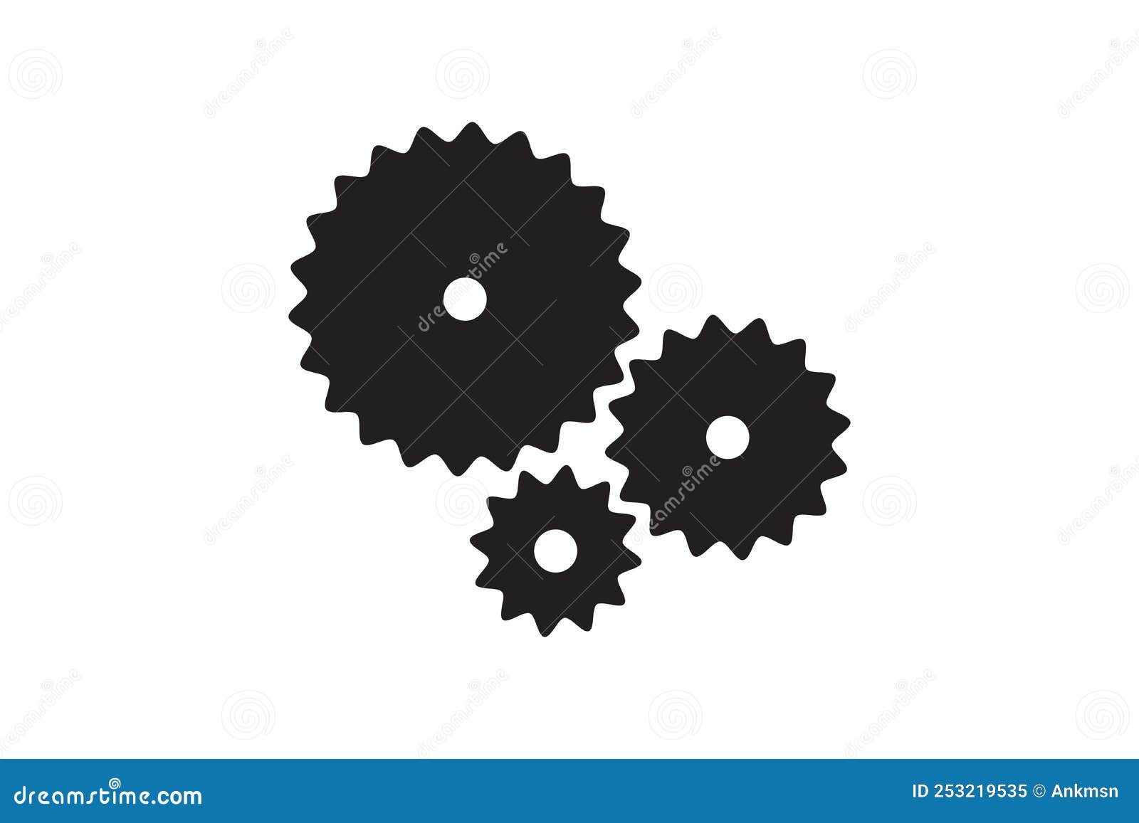 Setting Icon Vector With Work Cog Gear Element. Cogweel Mechanism ...