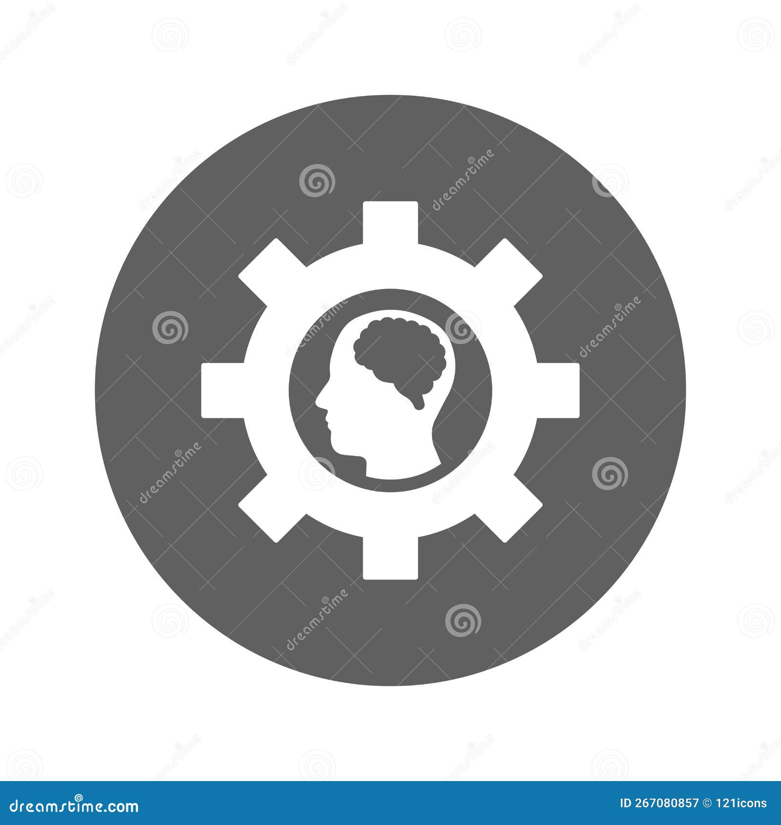 Setting, Mind Development Icon Stock Illustration - Illustration of ...