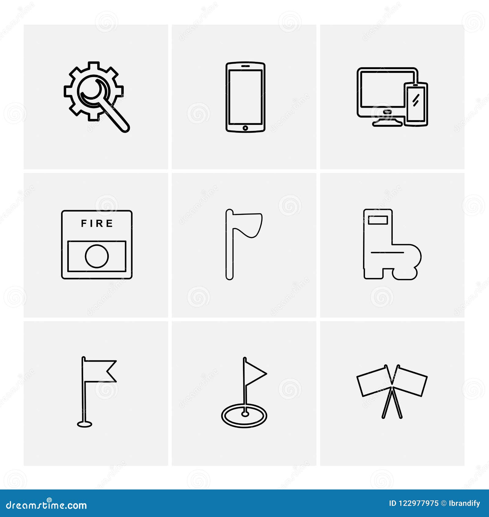 Setting , Mobile , Camera , Seo , Technology , Internet , Flags Stock ...