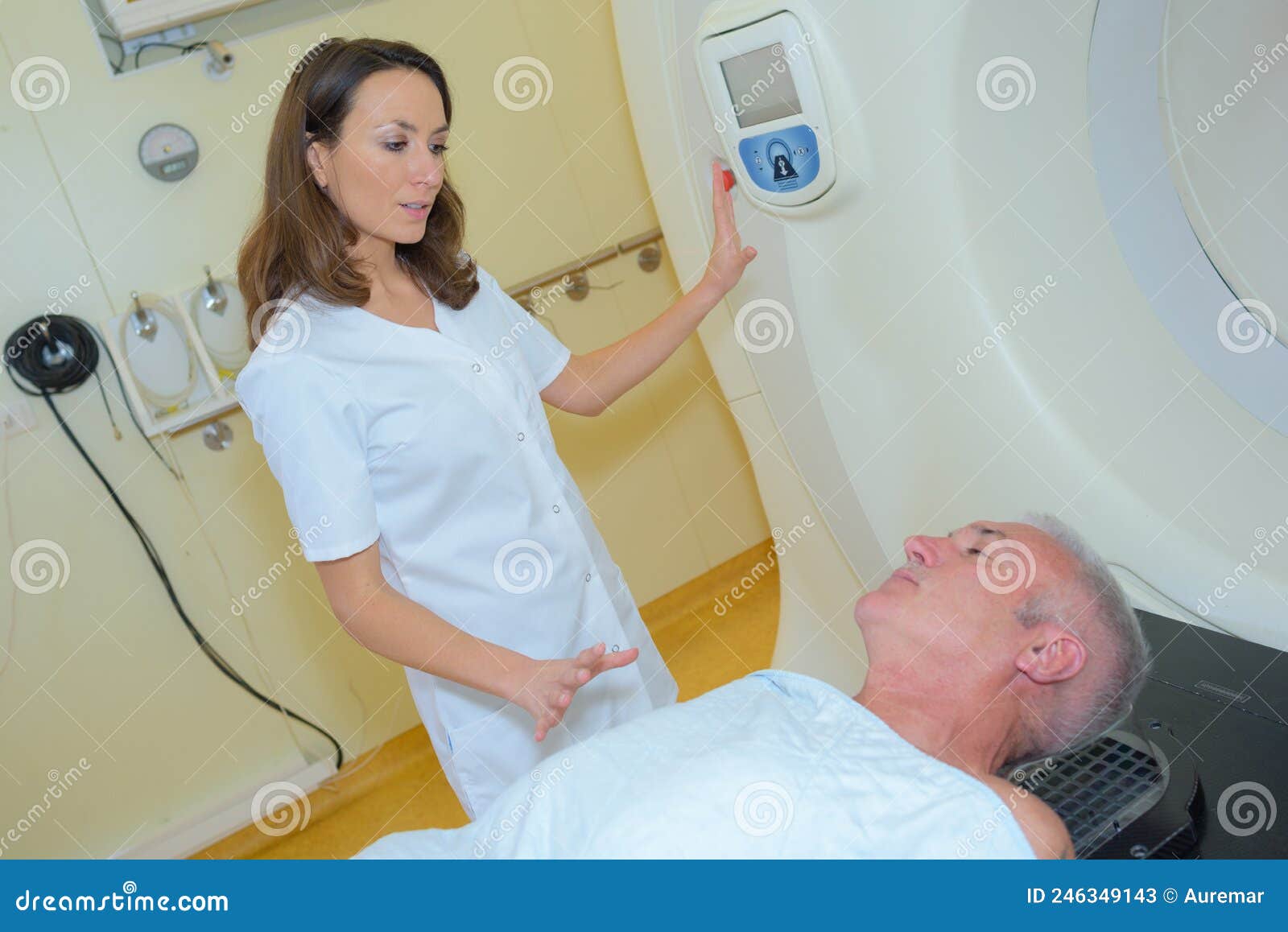 They setting mri stock image. Image of patient, urgent - 246349143