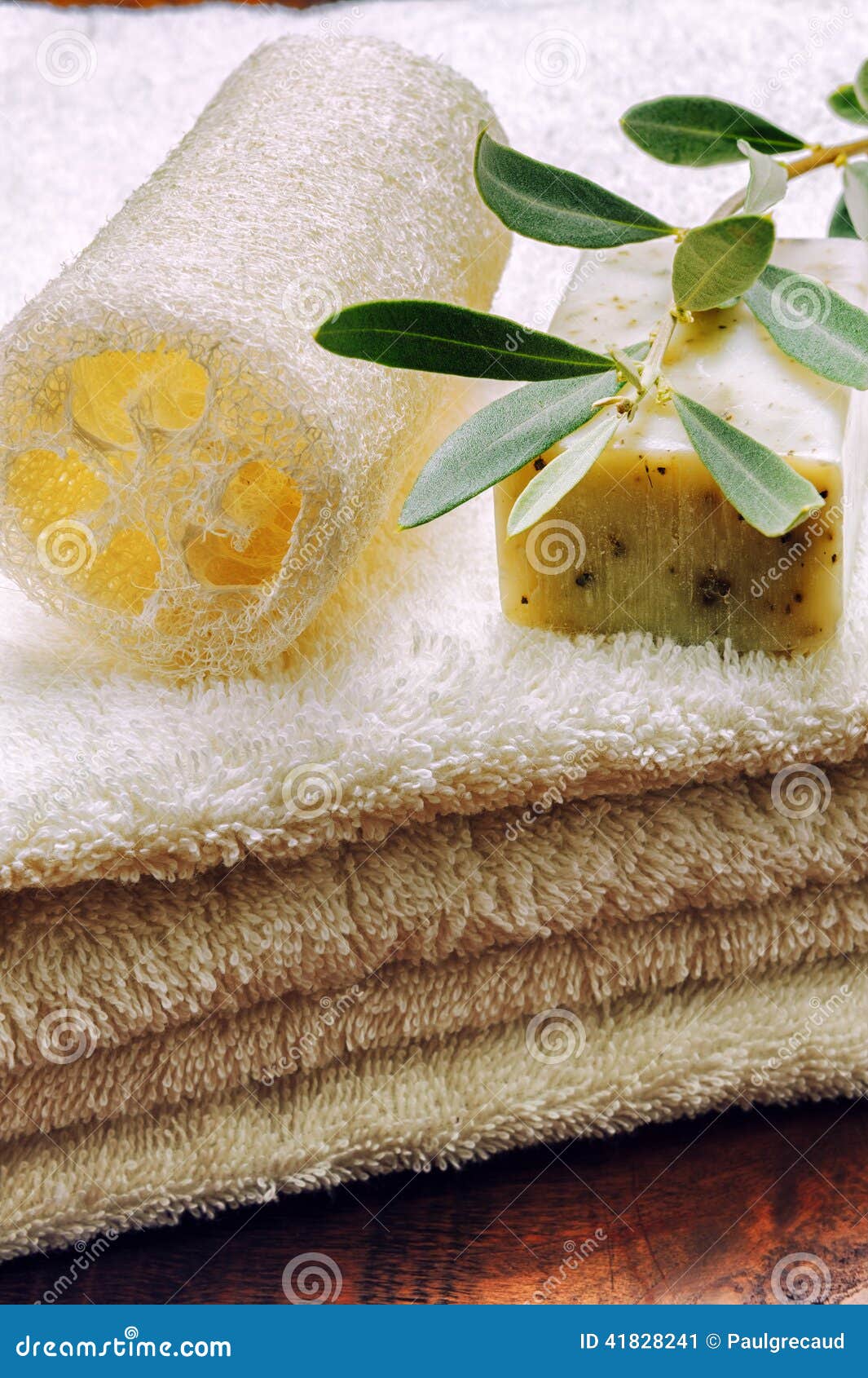 Setting with Natural Olive Soap Stock Image - Image of herbal, products ...