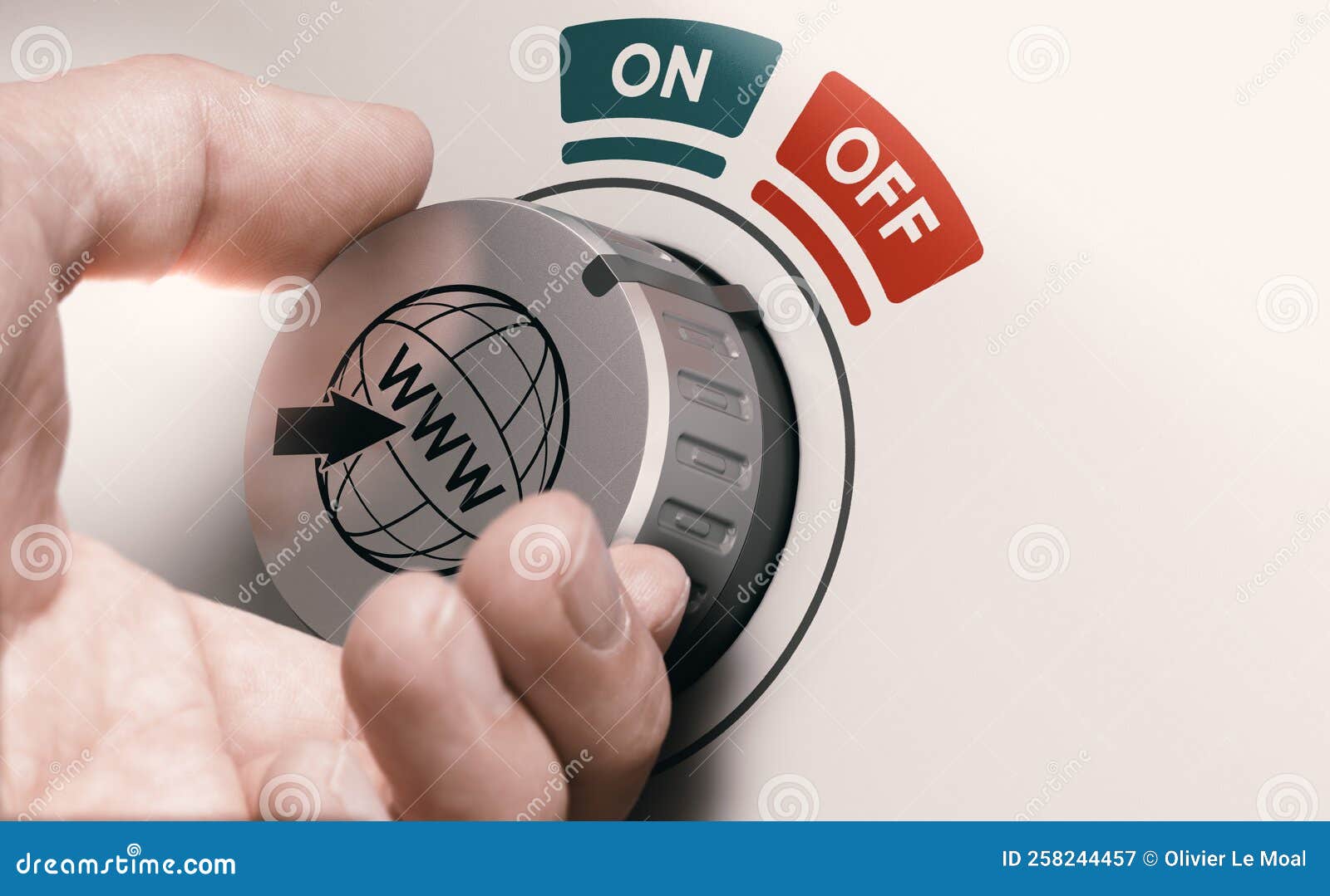 Setting Offline Mode. Disconnect from the Internet Stock Illustration ...