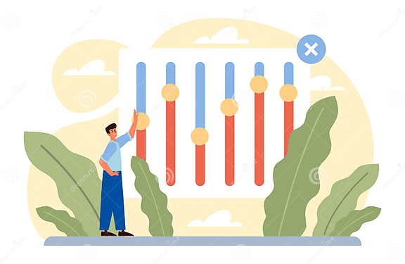 Setting and Optimization Concept. Idea of Improvement, Change or Repair ...