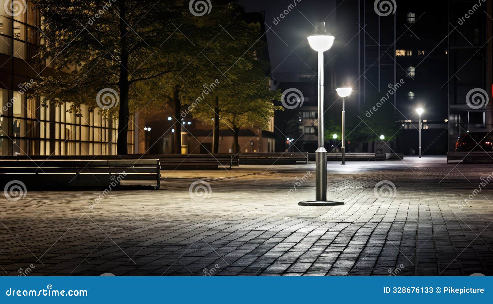 Setting pathway light stock illustration. Illustration of pathway ...