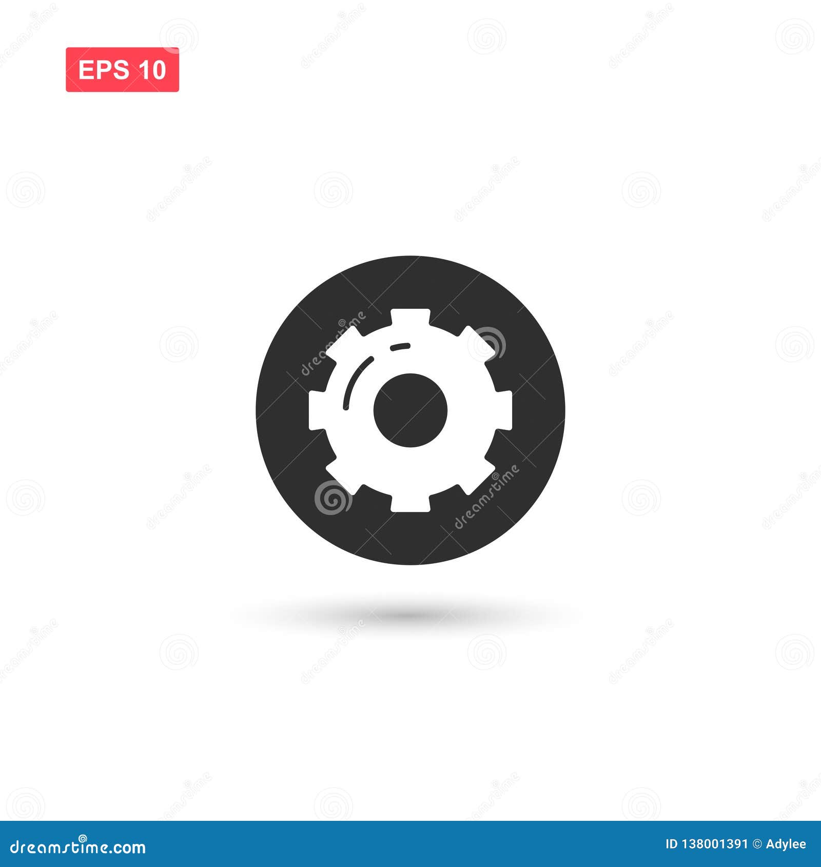 Setting Preference Icon Vector Design Isolated 3 Stock Vector ...