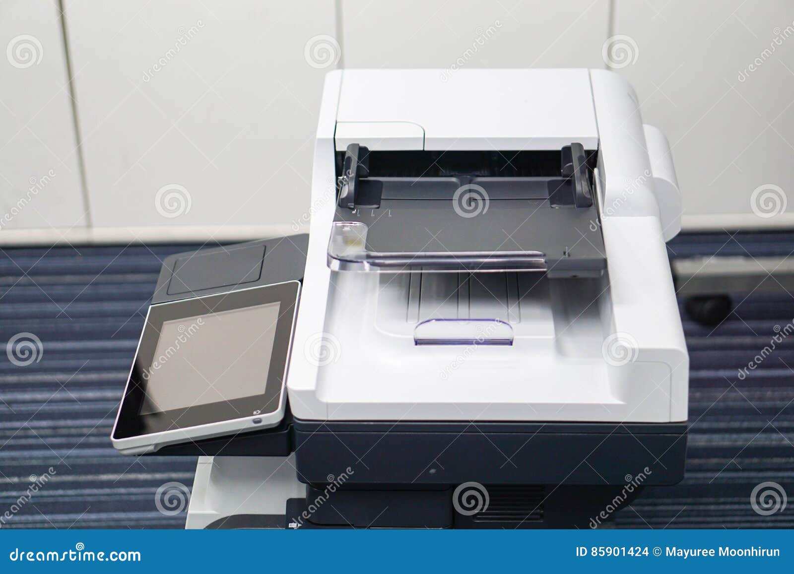 Setting Printer Prepare for Document Printing Stock Photo - Image of ...