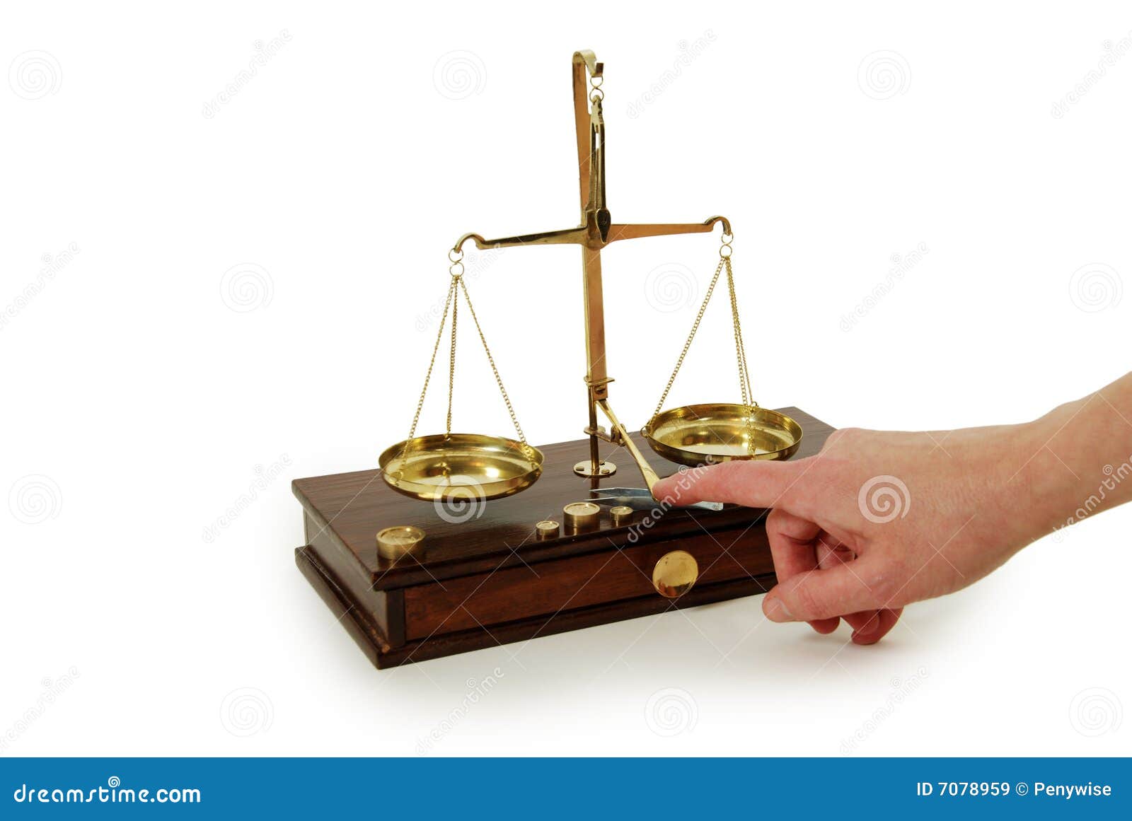 Setting the scale stock image. Image of hand, decide, measure - 7078959