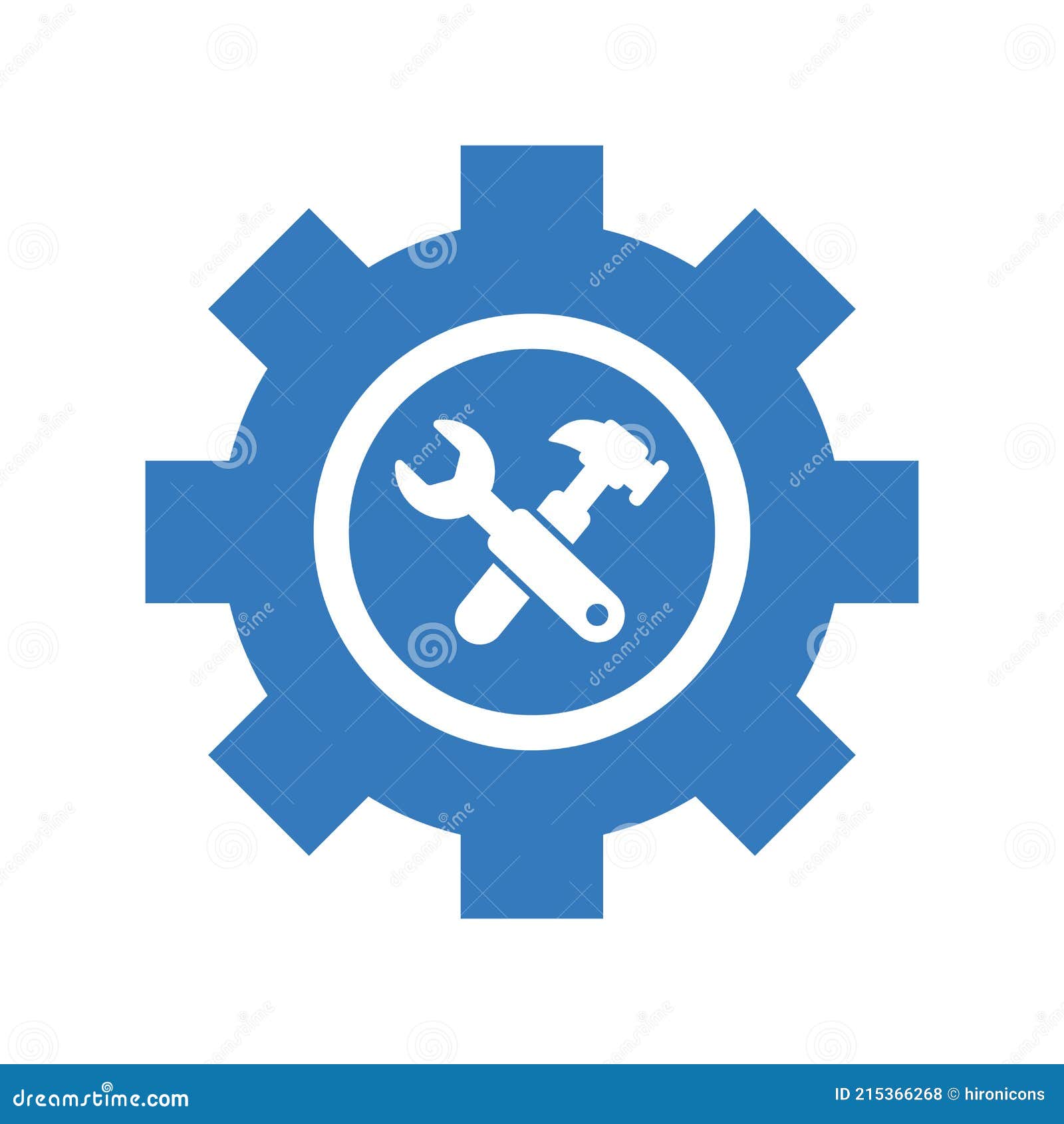 Service Tools Icon. Pictogram Style Is A Flat Bicolor Symbol. Designed ...