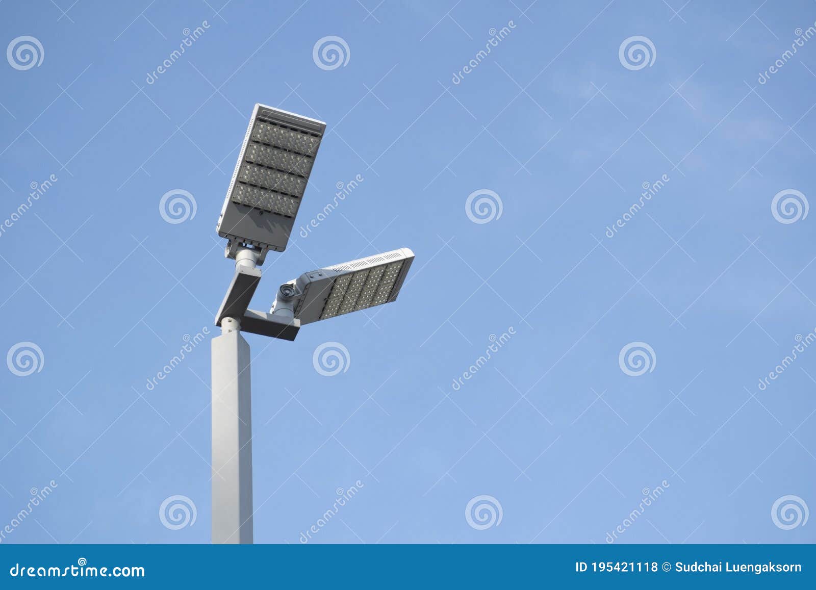 Setting the Side LED Lights, during the Day Stock Photo - Image of ...