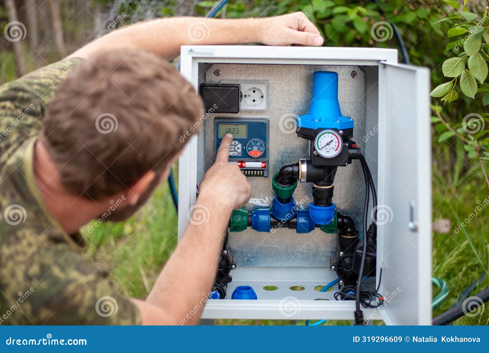 Setting Up an Automatic Water Supply System for Drip Irrigation. the ...