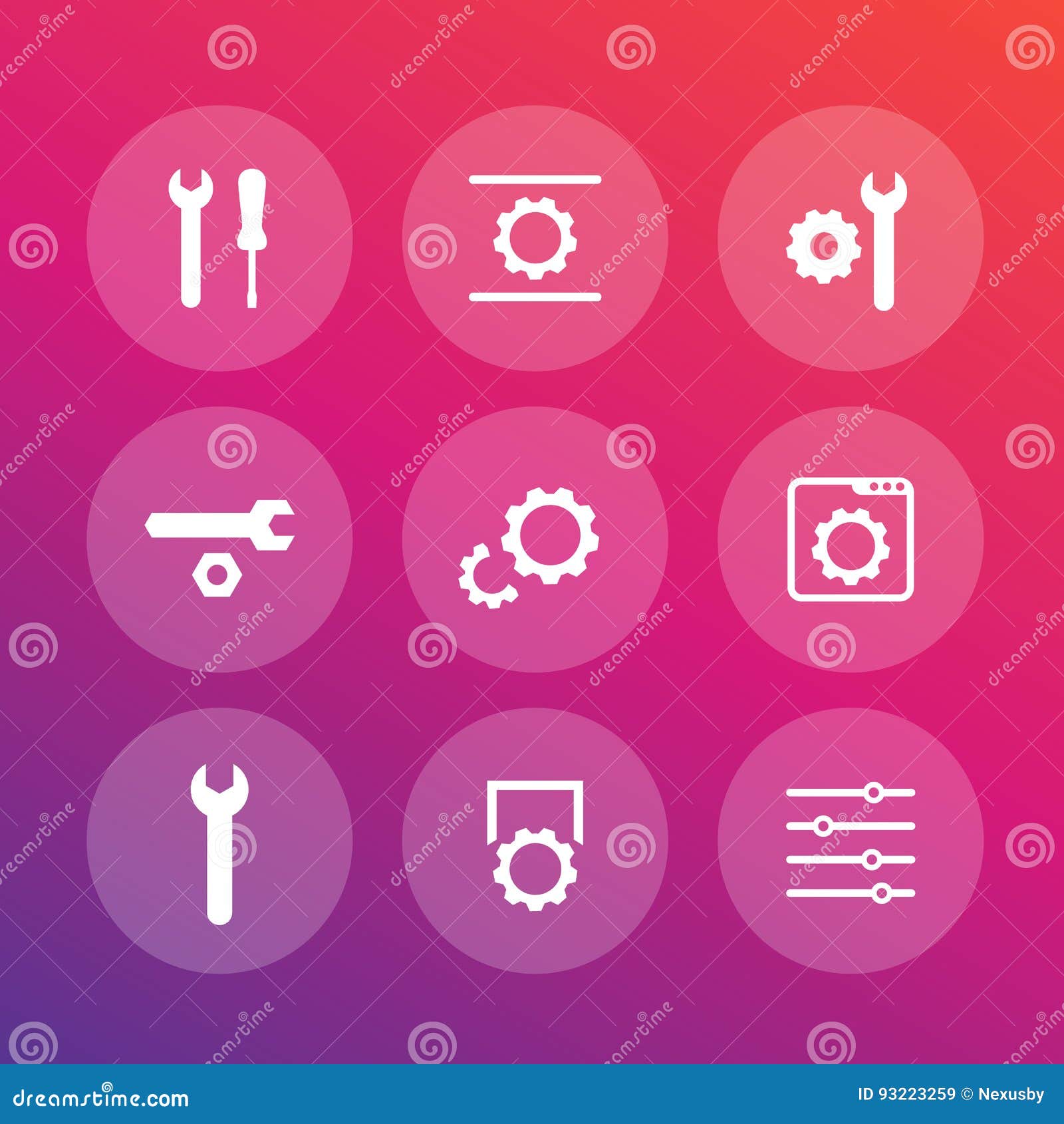 Settings, Configuration, Maintance, Service Or Repair, Development ...