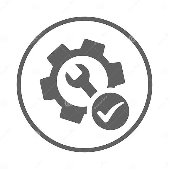 Settings, Configuration, Setting Icon. Gray Vector Design Stock ...