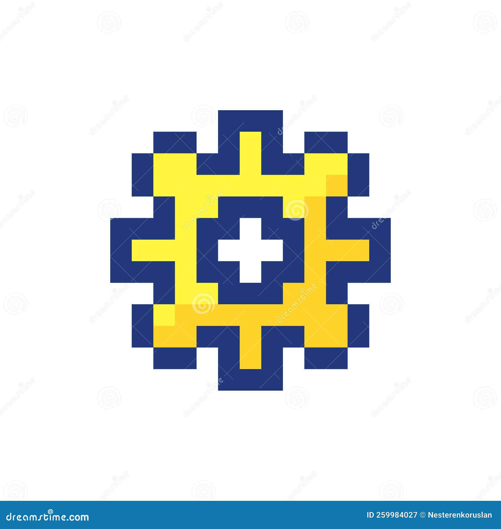 Settings Gear Pixelated RGB Color Ui Icon Stock Vector - Illustration ... Settings Gear Pixelated RGB Color Ui Icon Stock Vector - Illustration ...