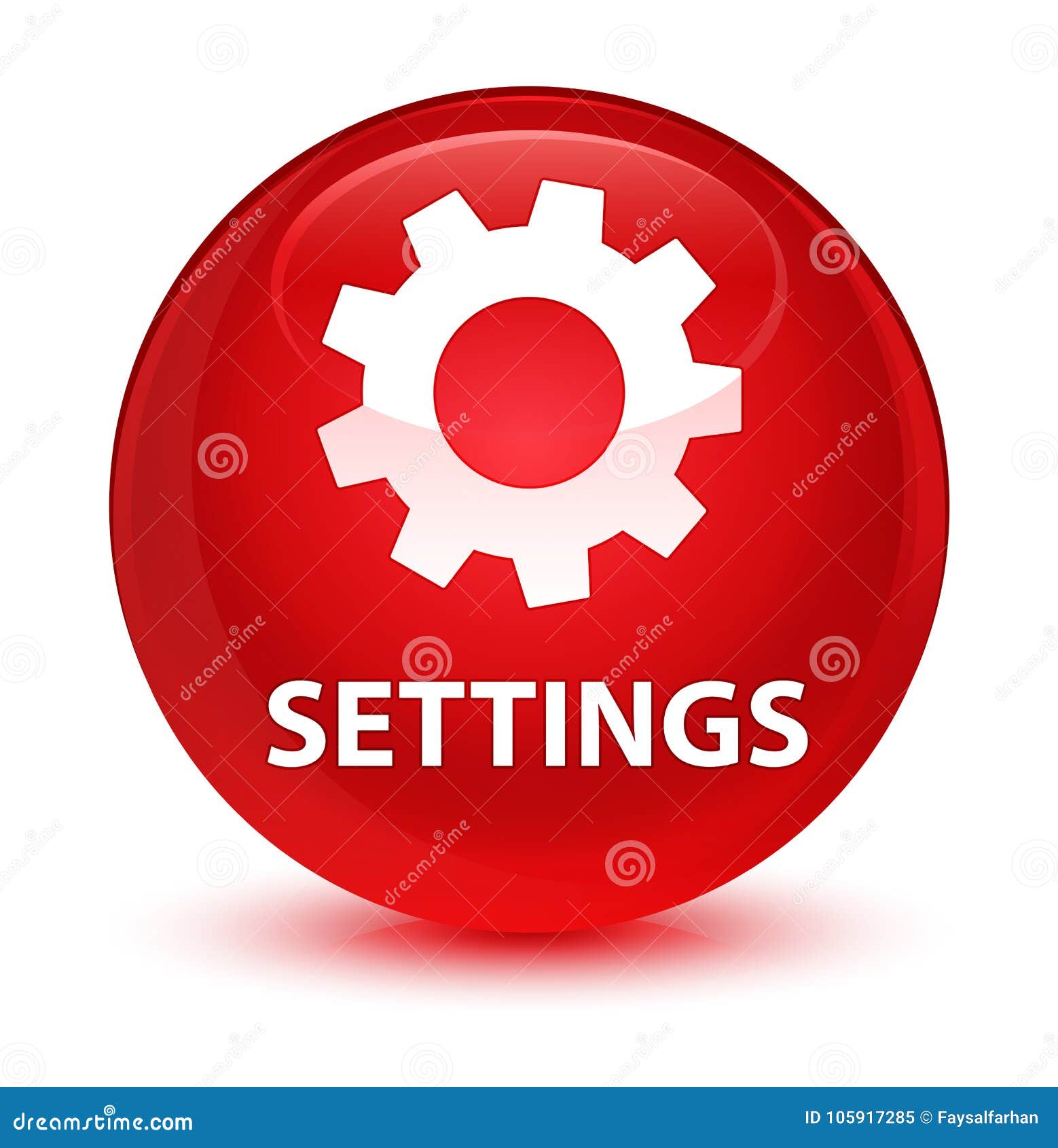 Settings Glassy Red Round Button Stock Illustrations – 16 Settings ...