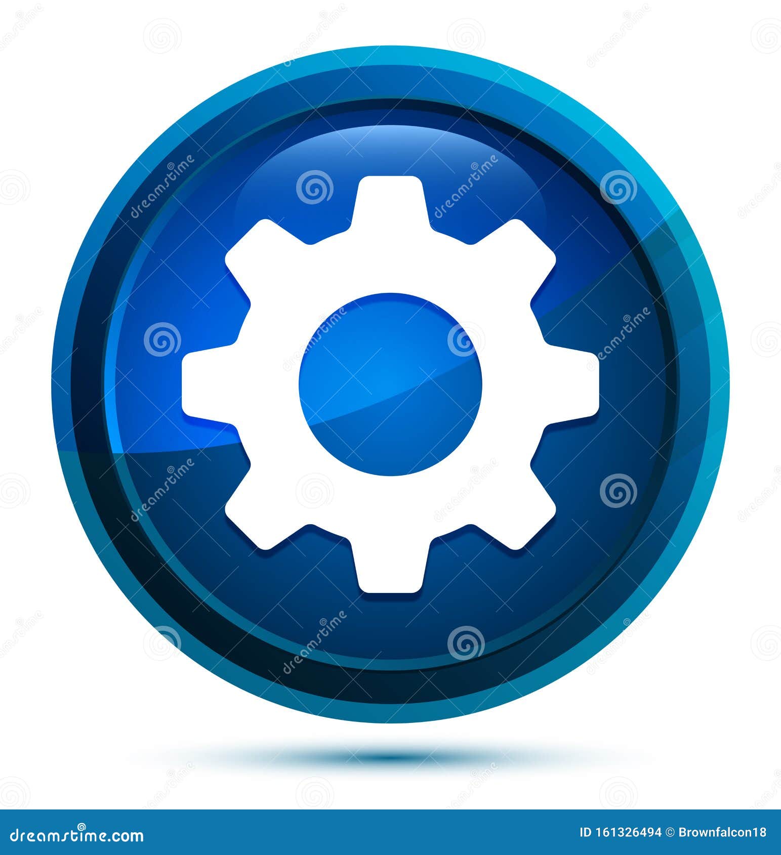 Settings Icon Blue