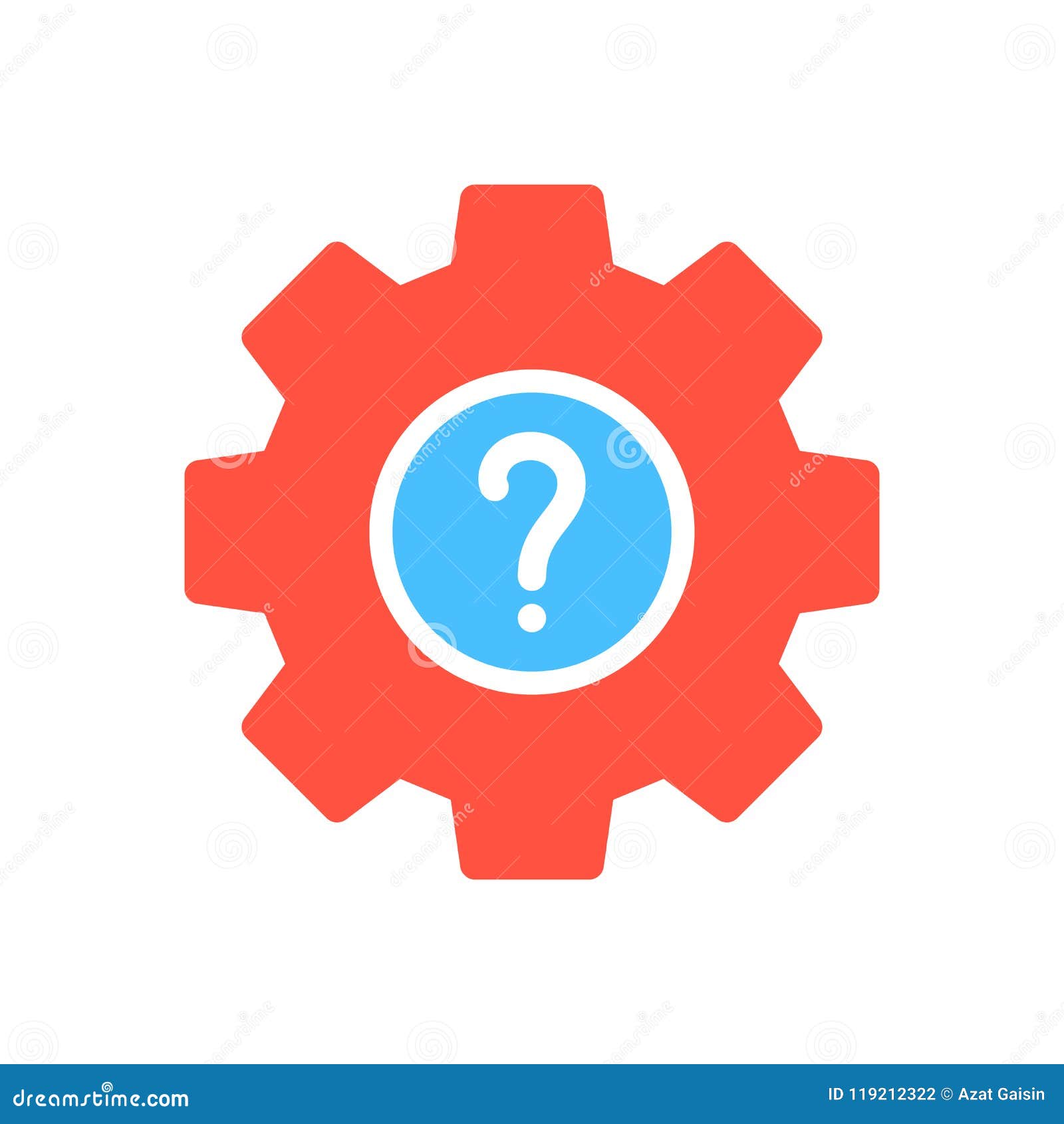 Settings Icon, Tools and Utensils Icon with Question Mark. Settings ...