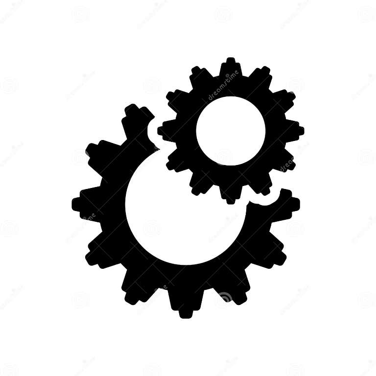Settings Icon. Trendy Settings Logo Concept on White Background Stock ...