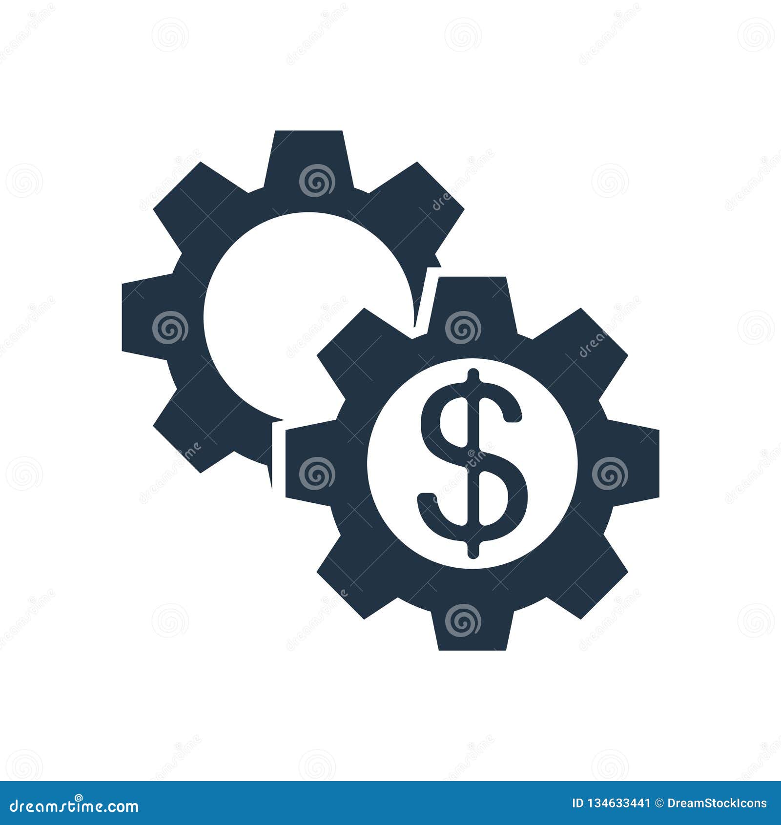 Settings Icon Vector Isolated on White Background, Settings Sign Stock ...