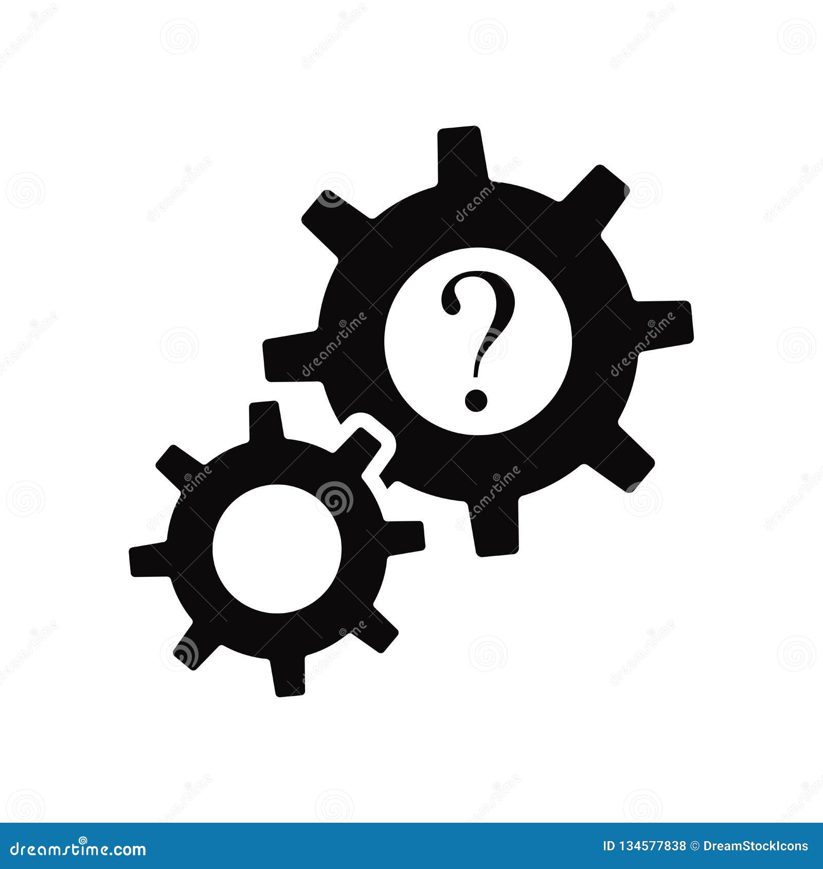 Settings Icon Vector Isolated on White Background, Settings Sign ...