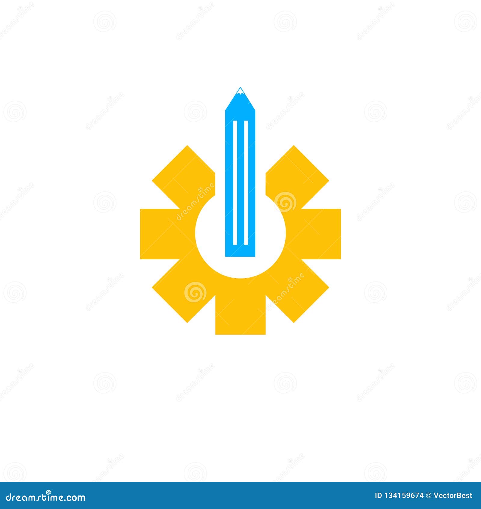 Settings Icon Vector Sign and Symbol Isolated on White Background ...