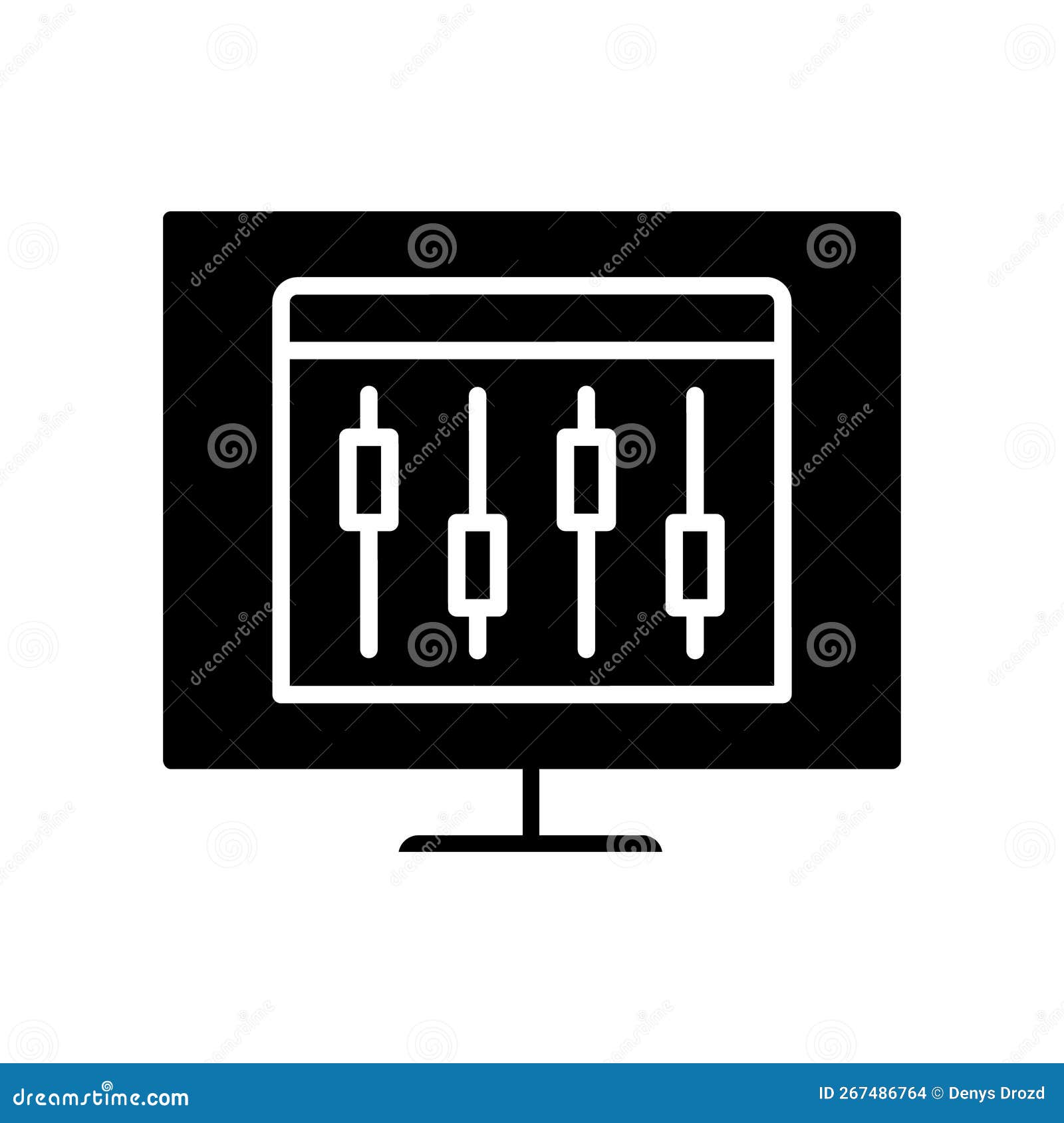 Settings Icon Vector. Options Illustration Sign. Adjustment Symbol ...