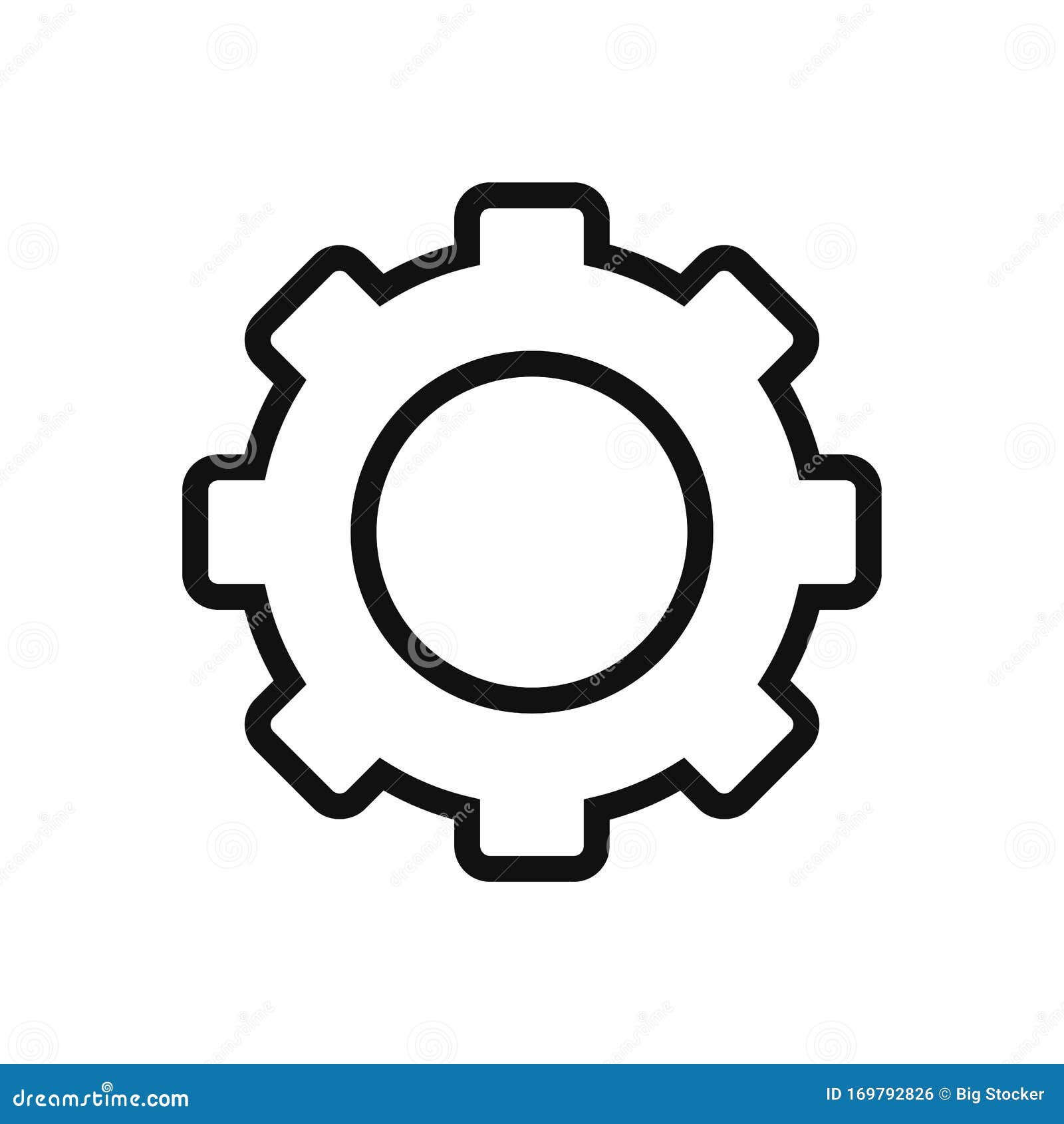 Settings Icon Vector. Simple Settings Sign in Modern Design Style for ...