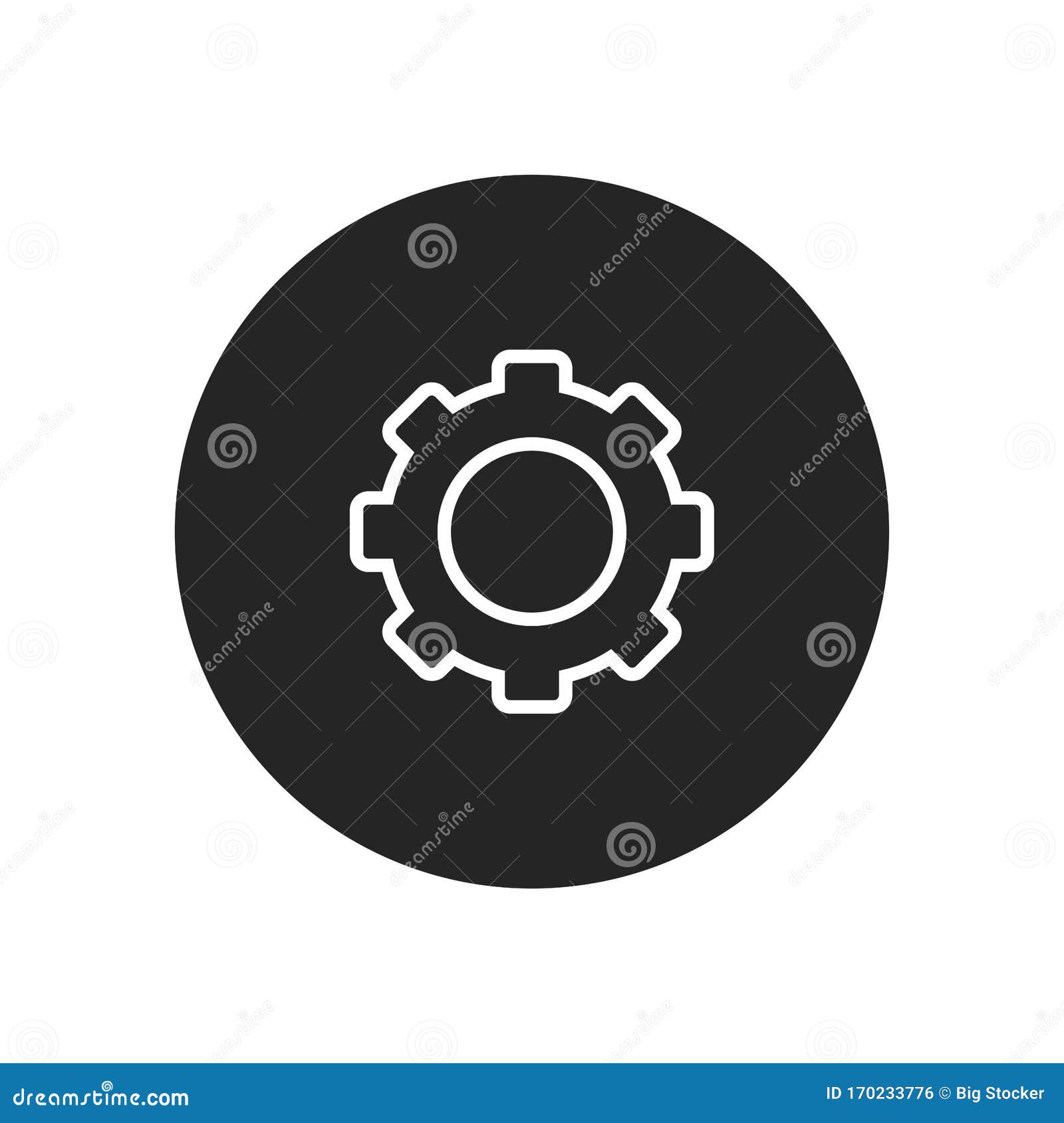 Settings Icon Vector. Simple Settings Sign in Modern Design Style for ...