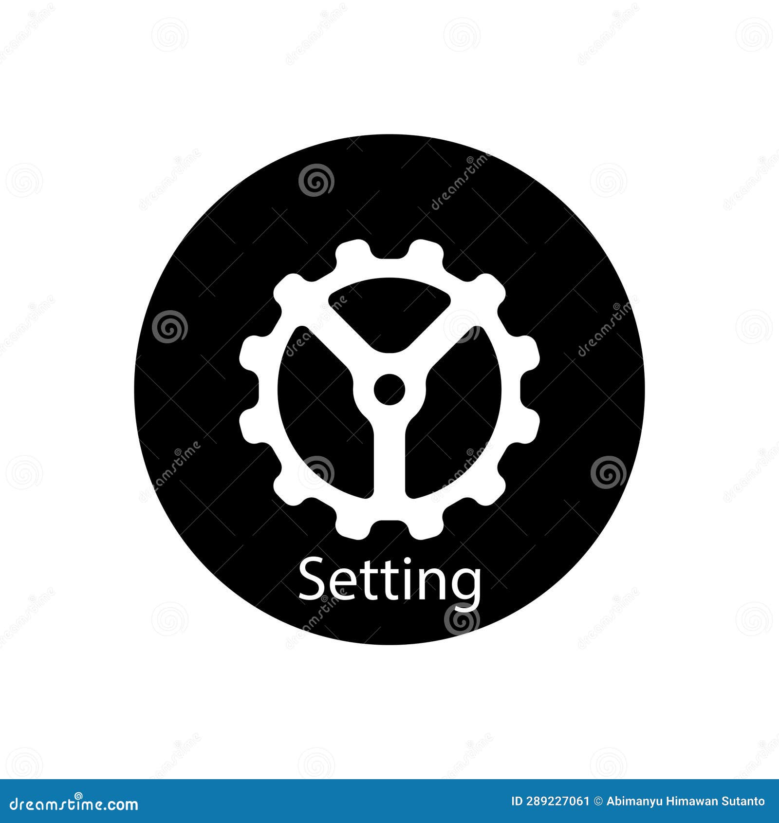 Settings icon vector stock illustration. Illustration of repair - 289227061
