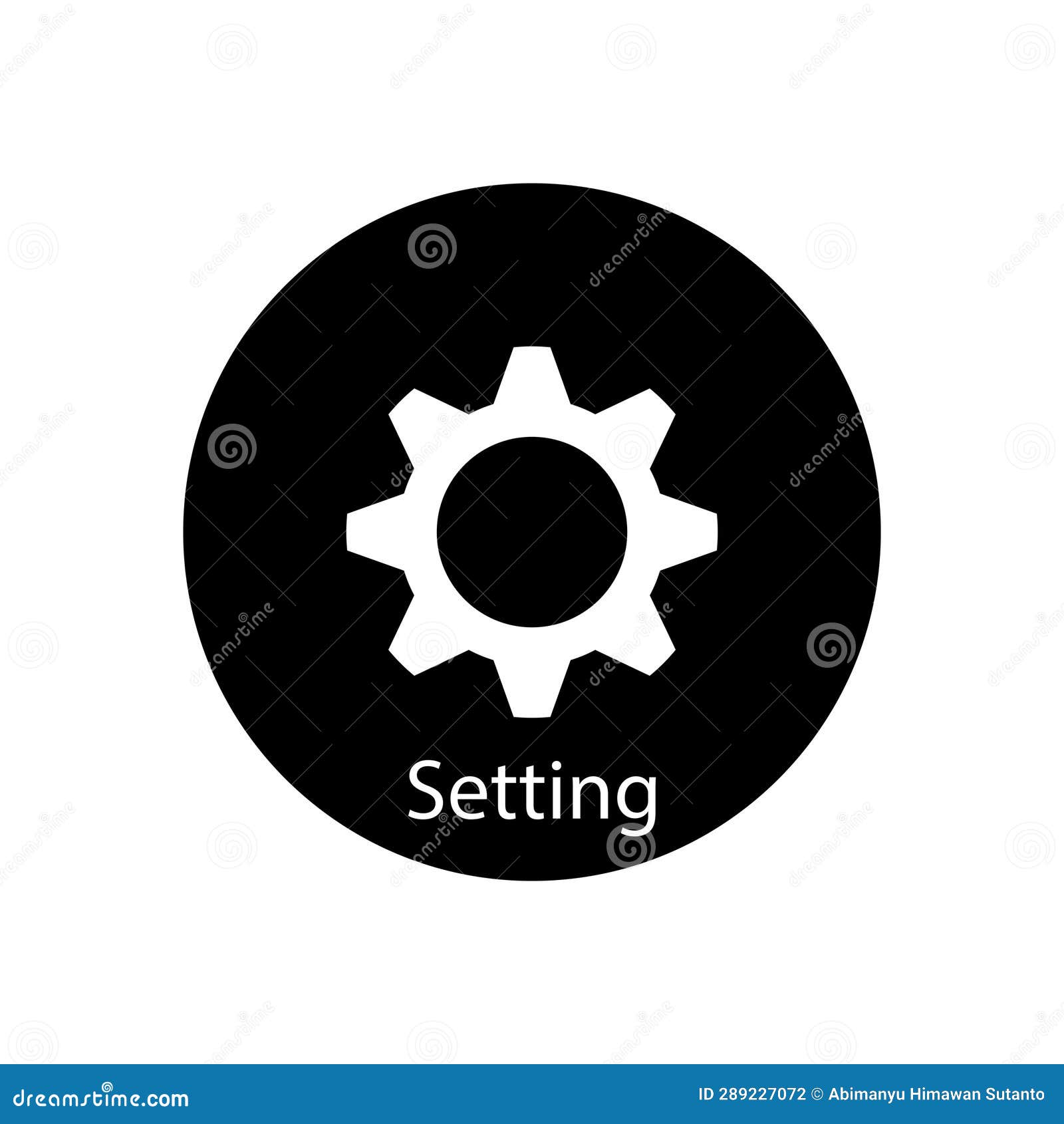 Settings icon vector stock illustration. Illustration of mechanics ...