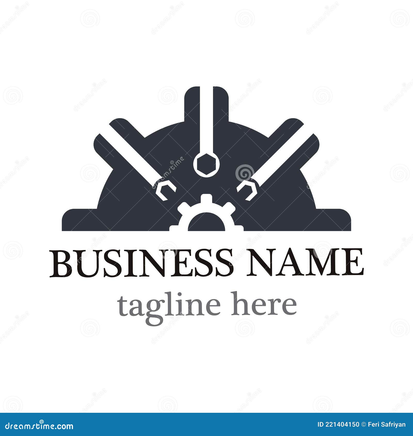 Settings logo template stock vector. Illustration of icon - 221404150