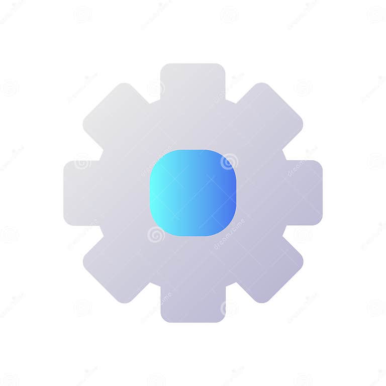 Settings Pixel Perfect Flat Gradient Two-color Ui Icon Stock Vector - Illustration of color ...
