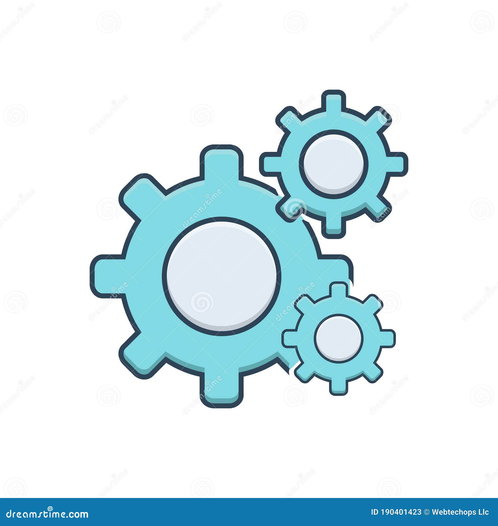 Color Illustration Icon for Settings Tool, Technical and App Stock ...