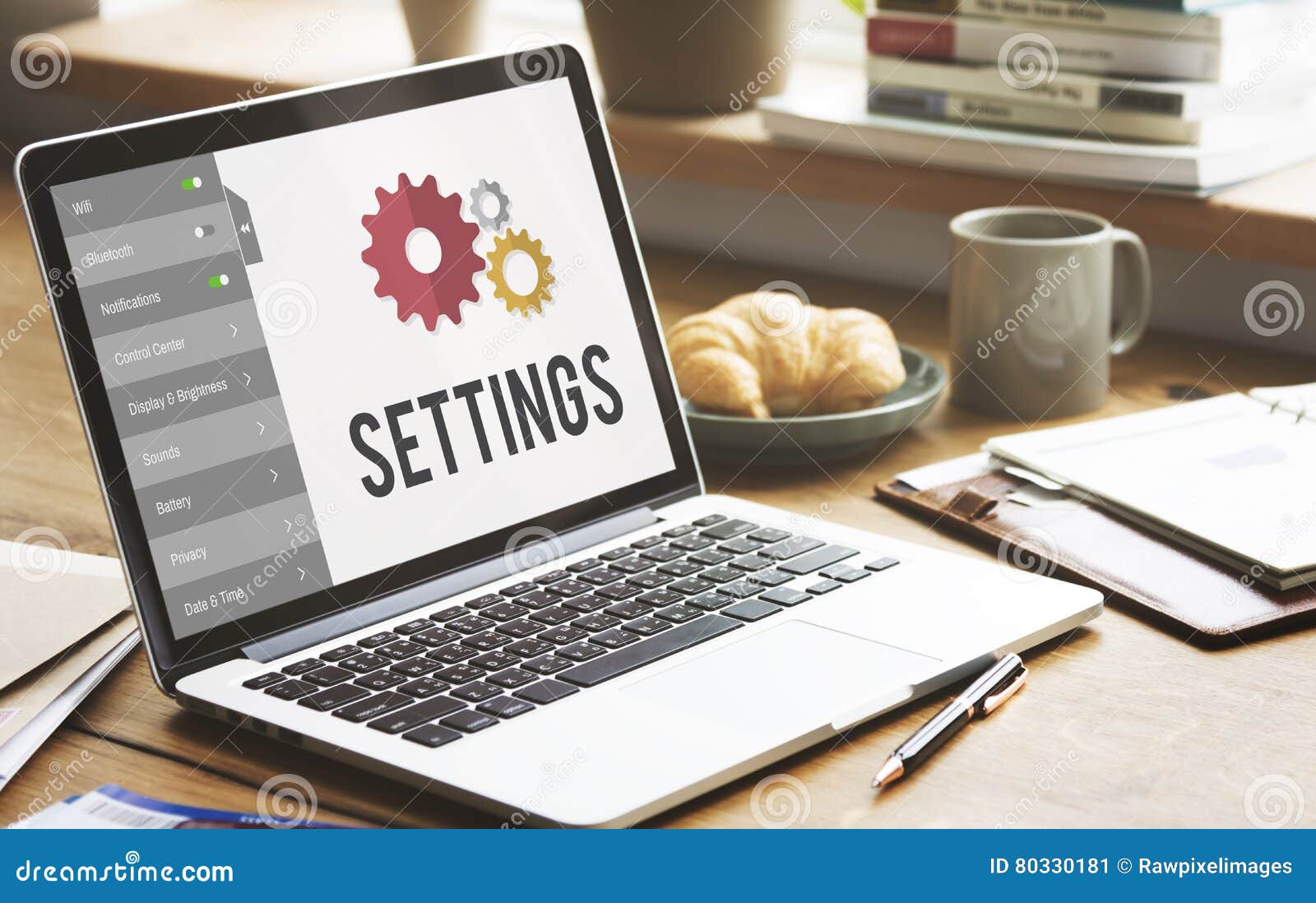 Settings Tools Setup System Concept Stock Image - Image of interface ...