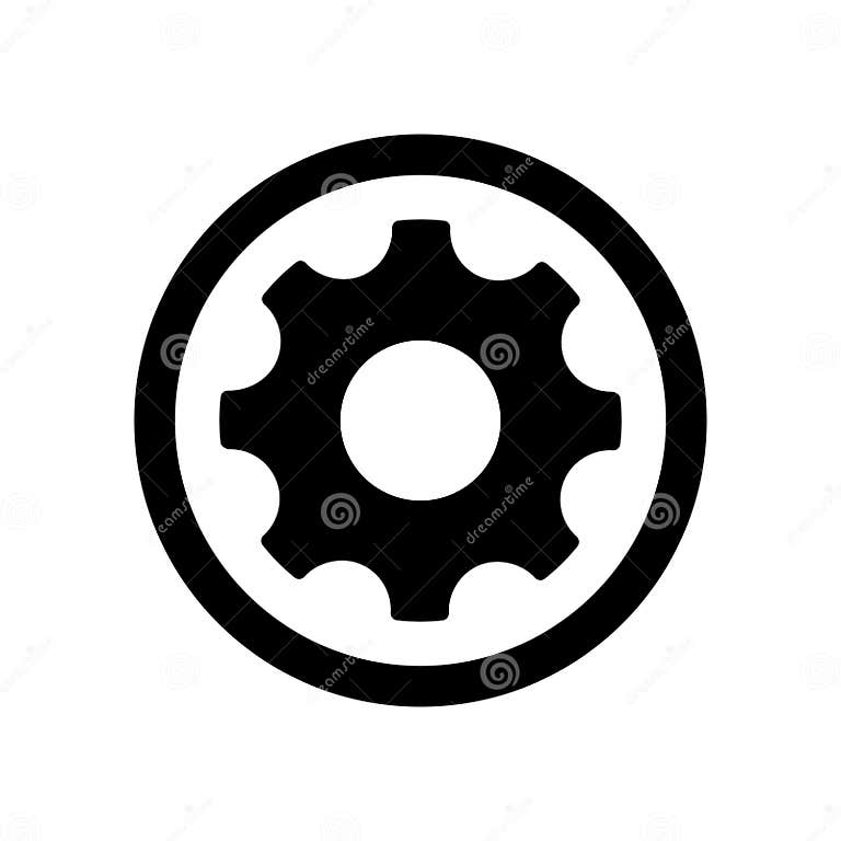 Settings Vector Icon. Customize Illustration Sign. Mechanical Symbol ...