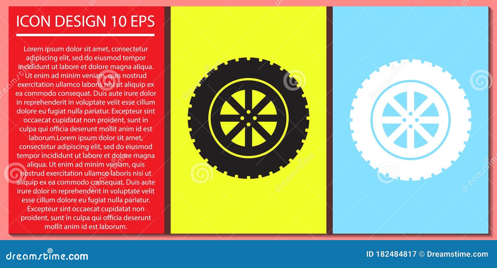 Settings Vector Icon , Lorem Ipsum Flat Design Stock Illustration ...