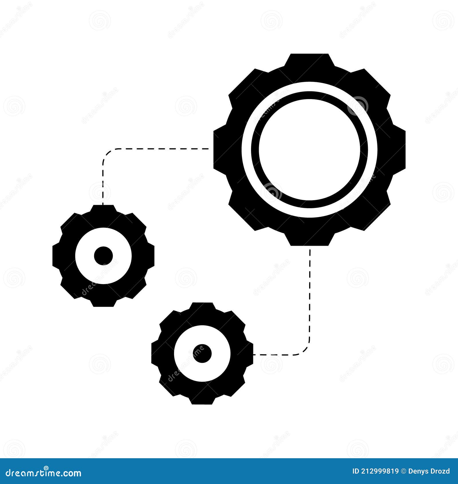 Settings Vector Icon Set. Development Vector Icon Set. Updates Symbol ...