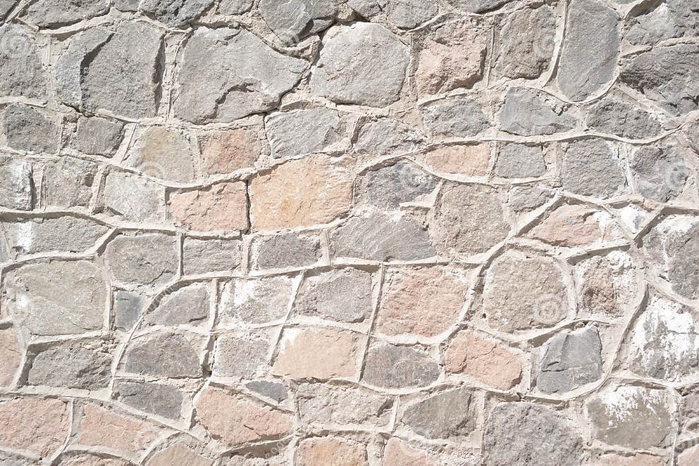 Settle Background with Relief Stones of Different Sizes. Stock Image ...