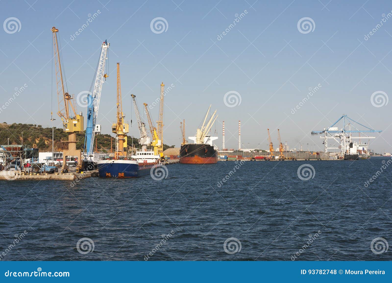 Setubal port editorial stock photo. Image of outdoor - 93782748