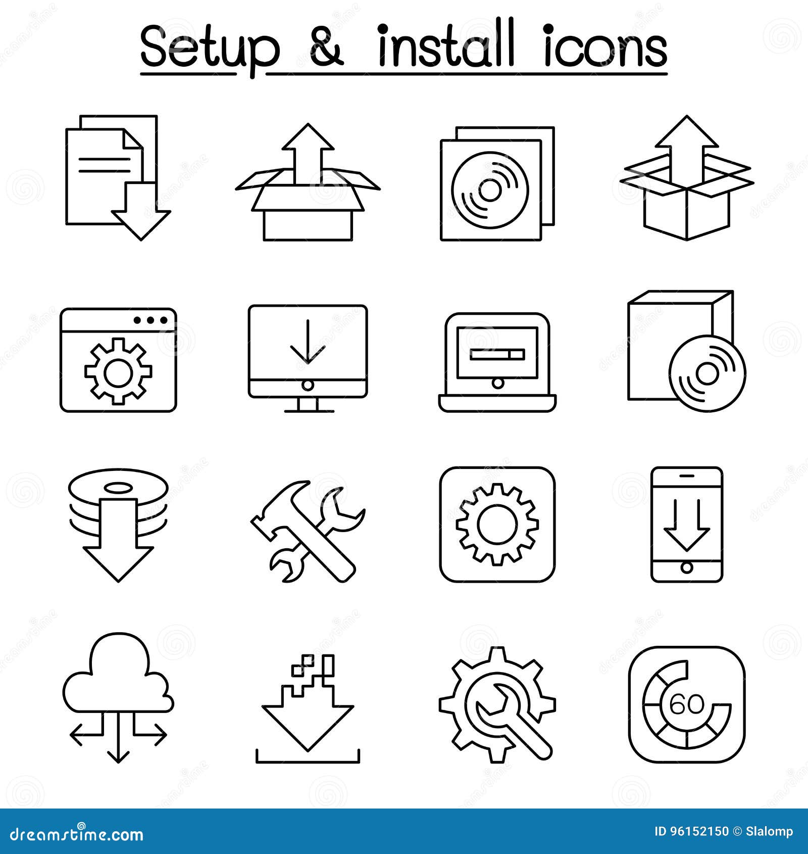 Setup , Configuration, Maintenance Icon Stock Illustration ... Setup , Configuration, Maintenance Icon Stock Illustration ...