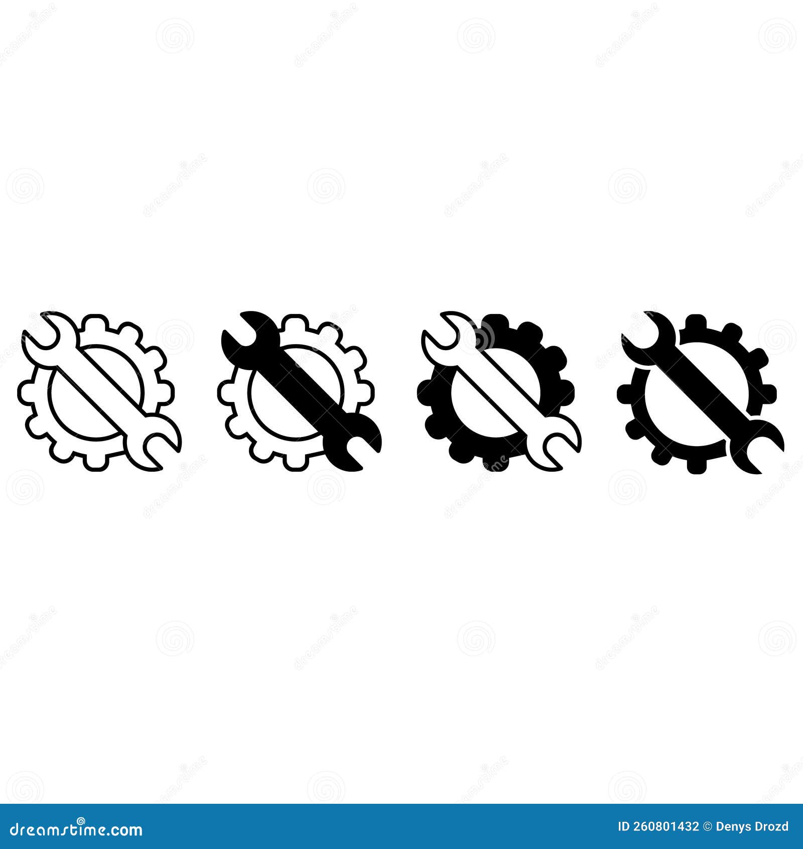 Setup Icon Vector Set. Settings Illustration Sign Collection. Menu ...