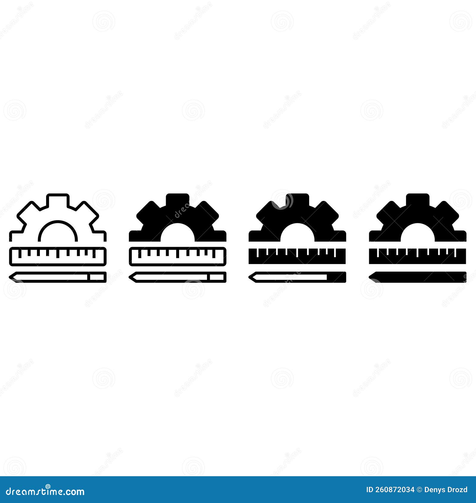 Setup Icon Vector Set. Settings Illustration Sign Collection. Menu ...
