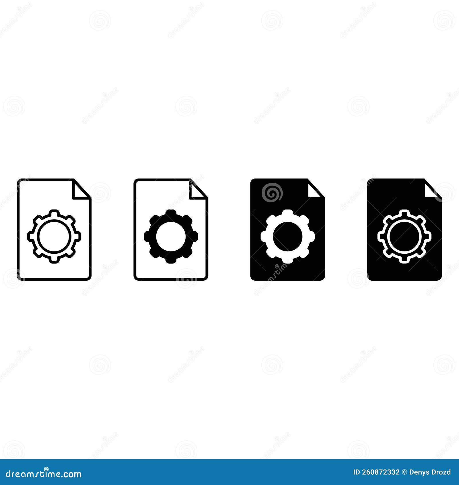 Setup Icon Vector Set. Settings Illustration Sign Collection. Menu ...