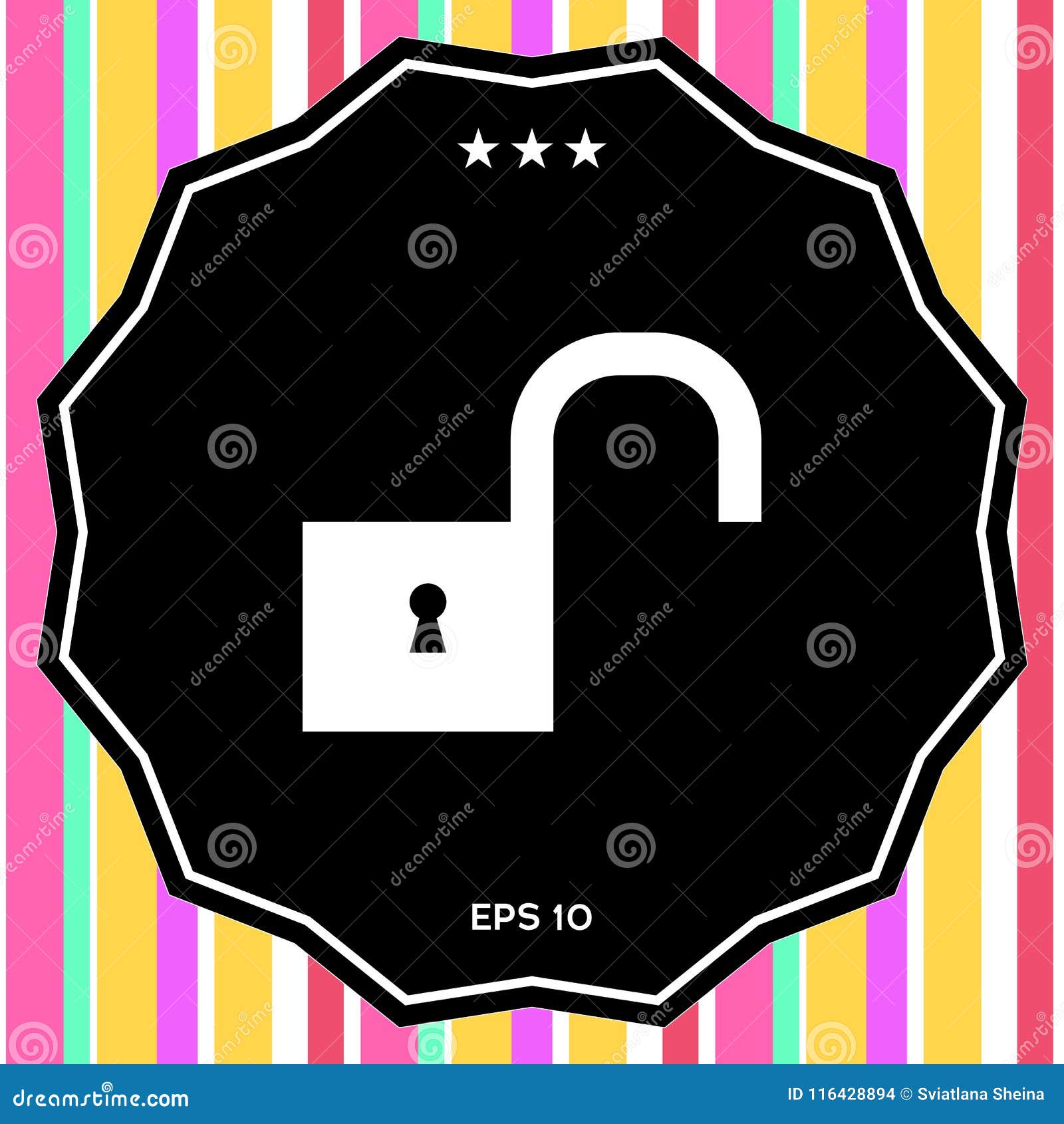 Setzen Sie Ikonen-Symbol Frei Vektor Abbildung - Illustration von ...