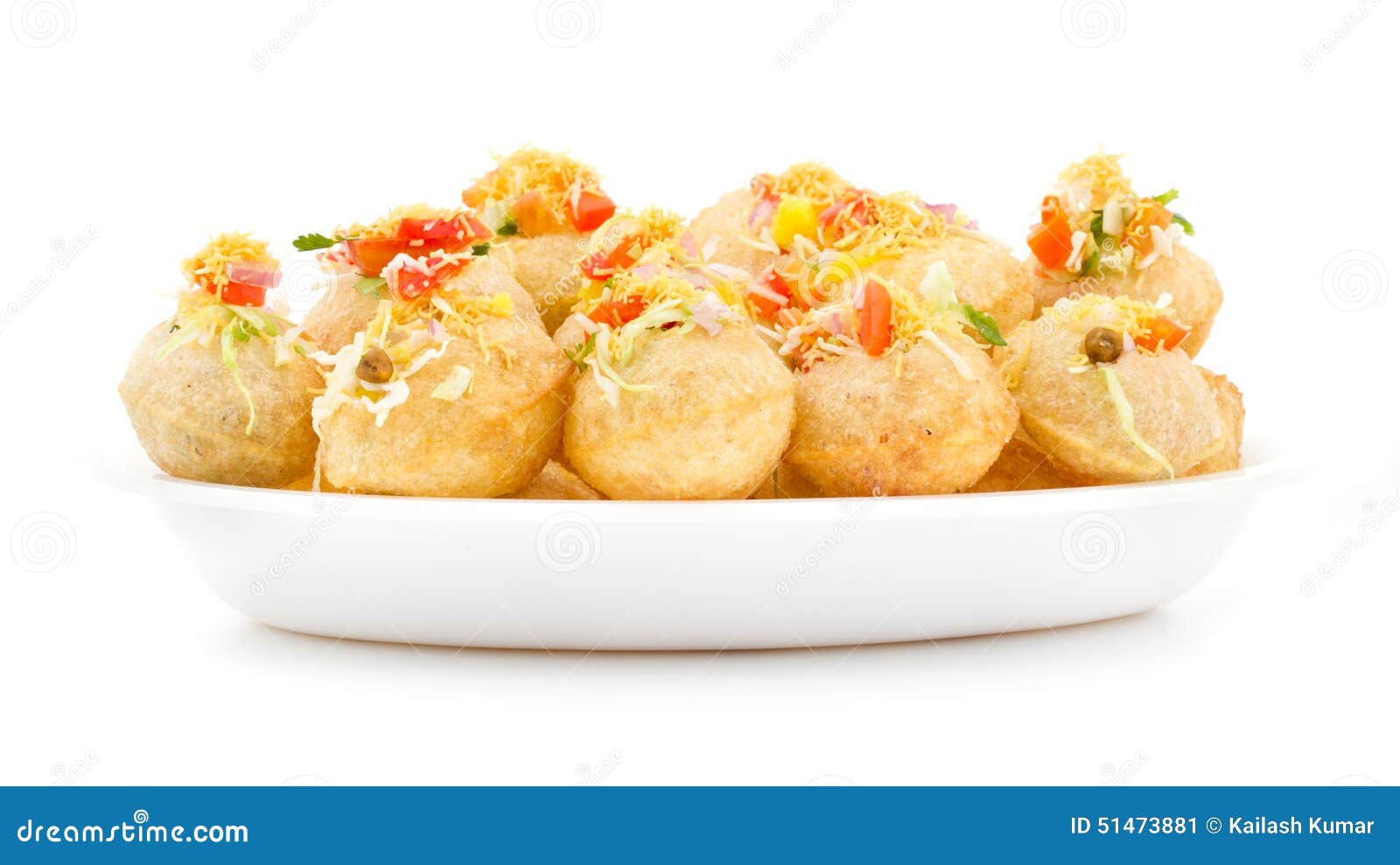 Sev Puri стоковое изображение. изображение насчитывающей рамадана ...