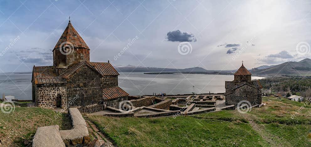 Sevanavank is a Monastery Complex Located on the Shore of Lake Sevan in Armenia Editorial ...