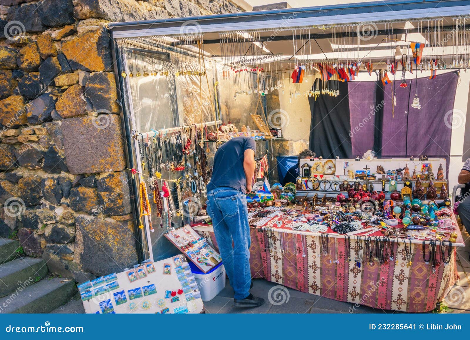 Footpath Sellers Sitting beside the Entrance of the Sevanavank Mountain ...